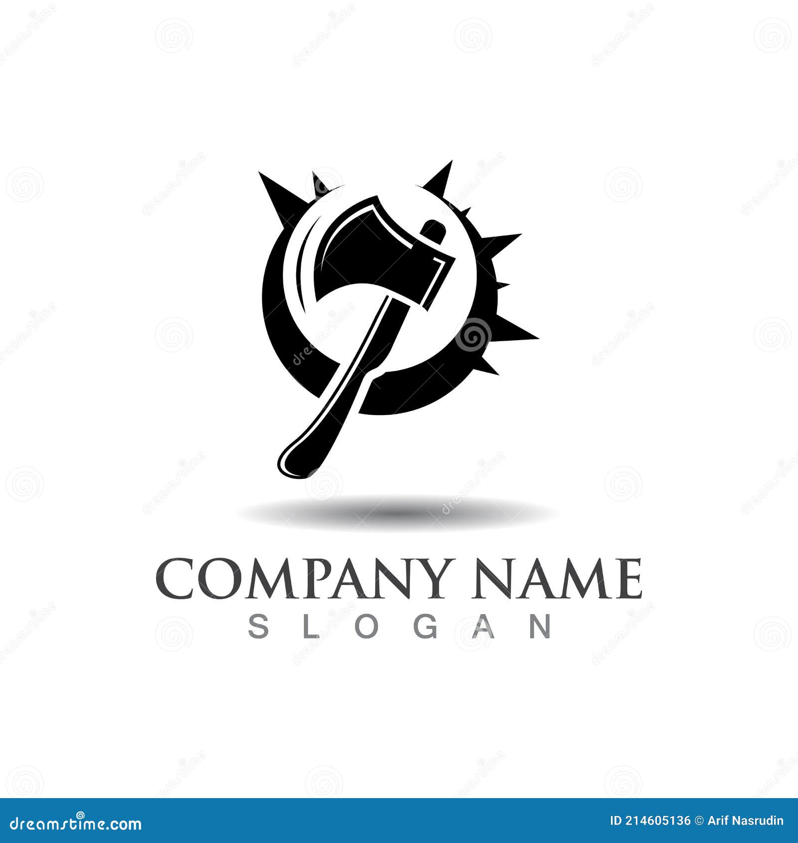 Axe Logo Icon Design Template Elements, Equipment Symbol Vector ...