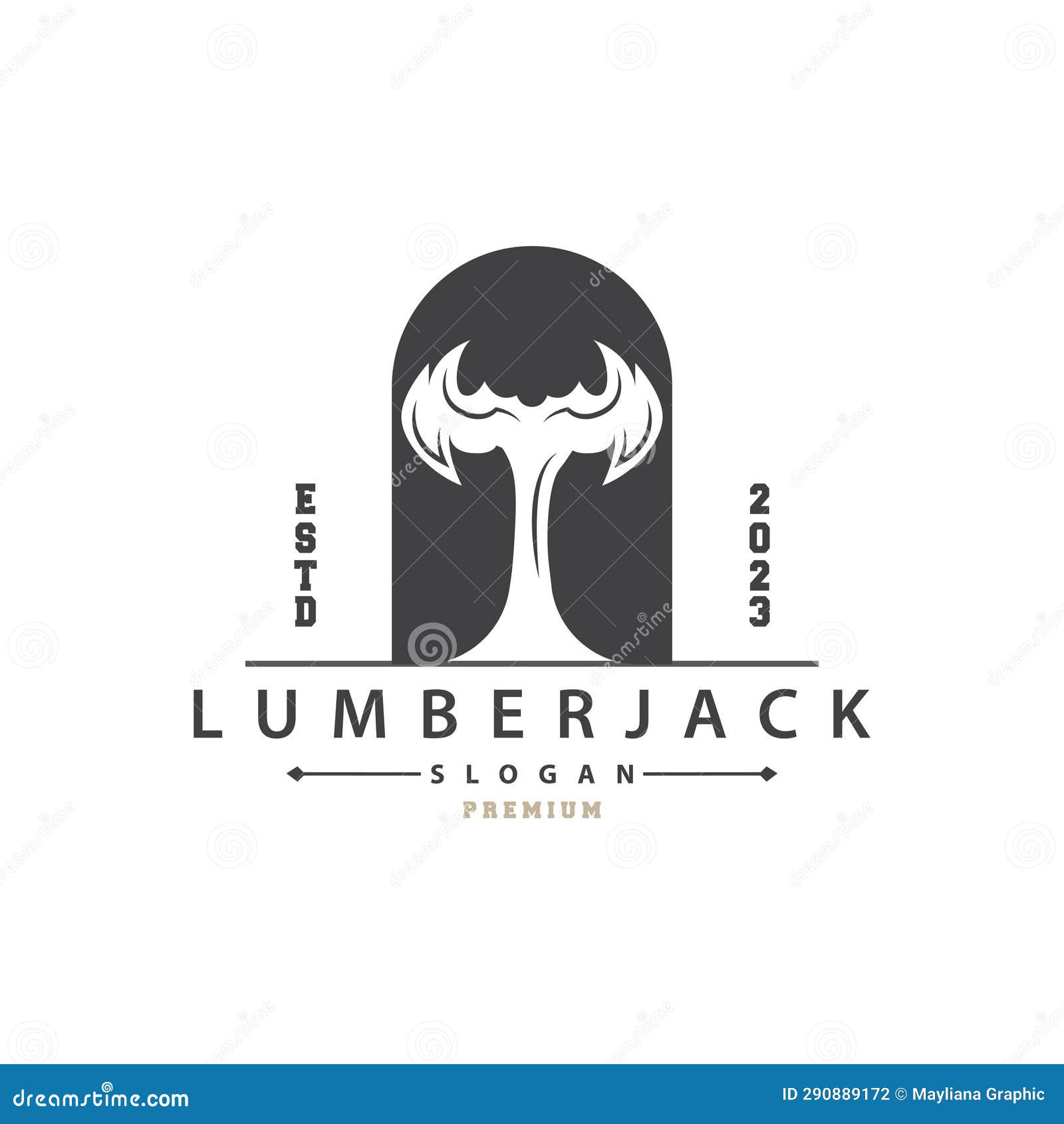 Axe Logo Simple Design Illustration Symbol Template Stock Vector ...