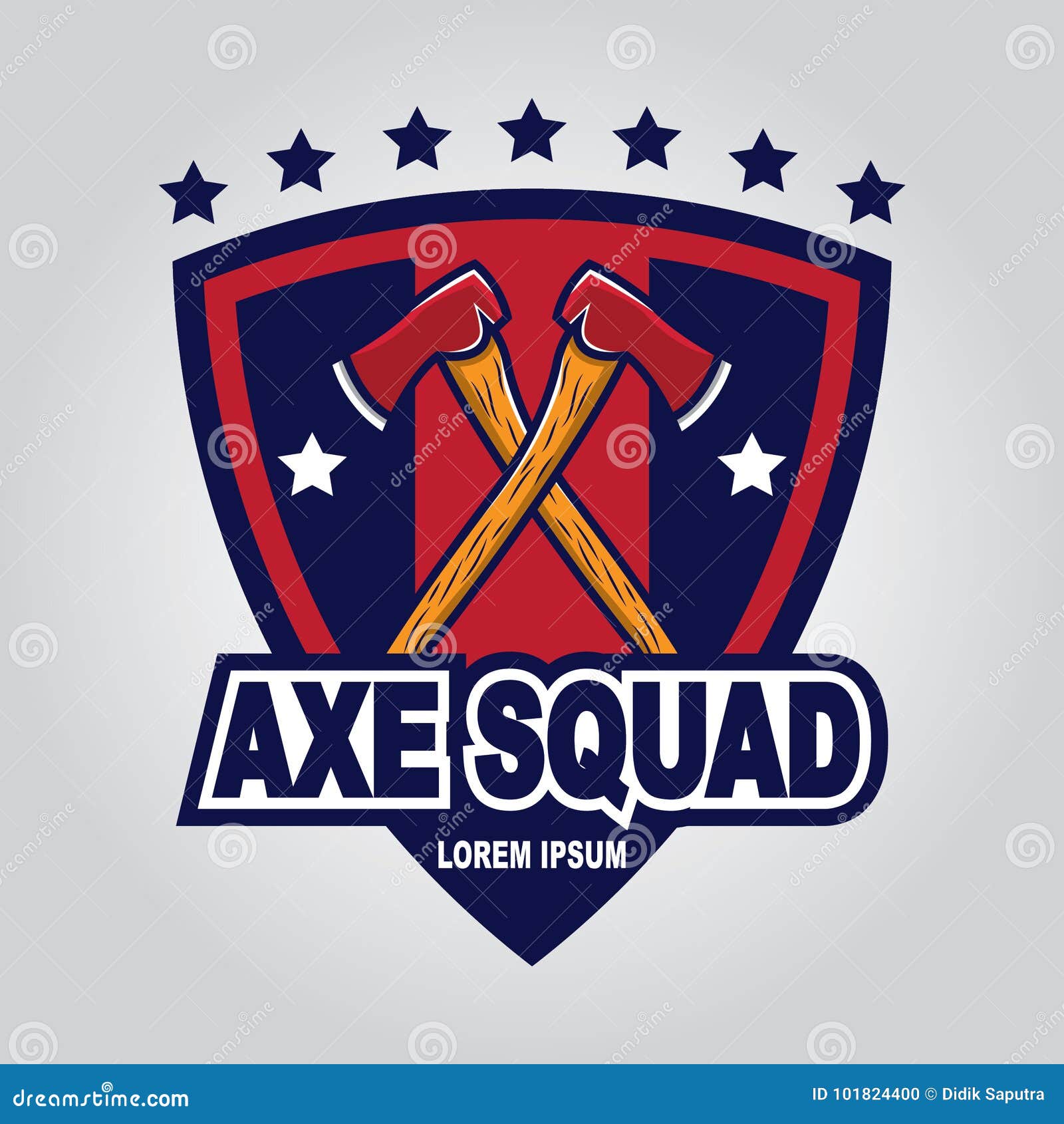 Axe logo for sport team stock vector. Illustration of exploration ...