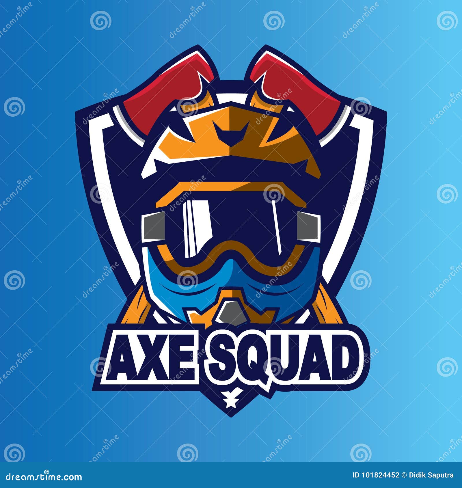 Axe logo for sport team stock vector. Illustration of equipment - 101824452