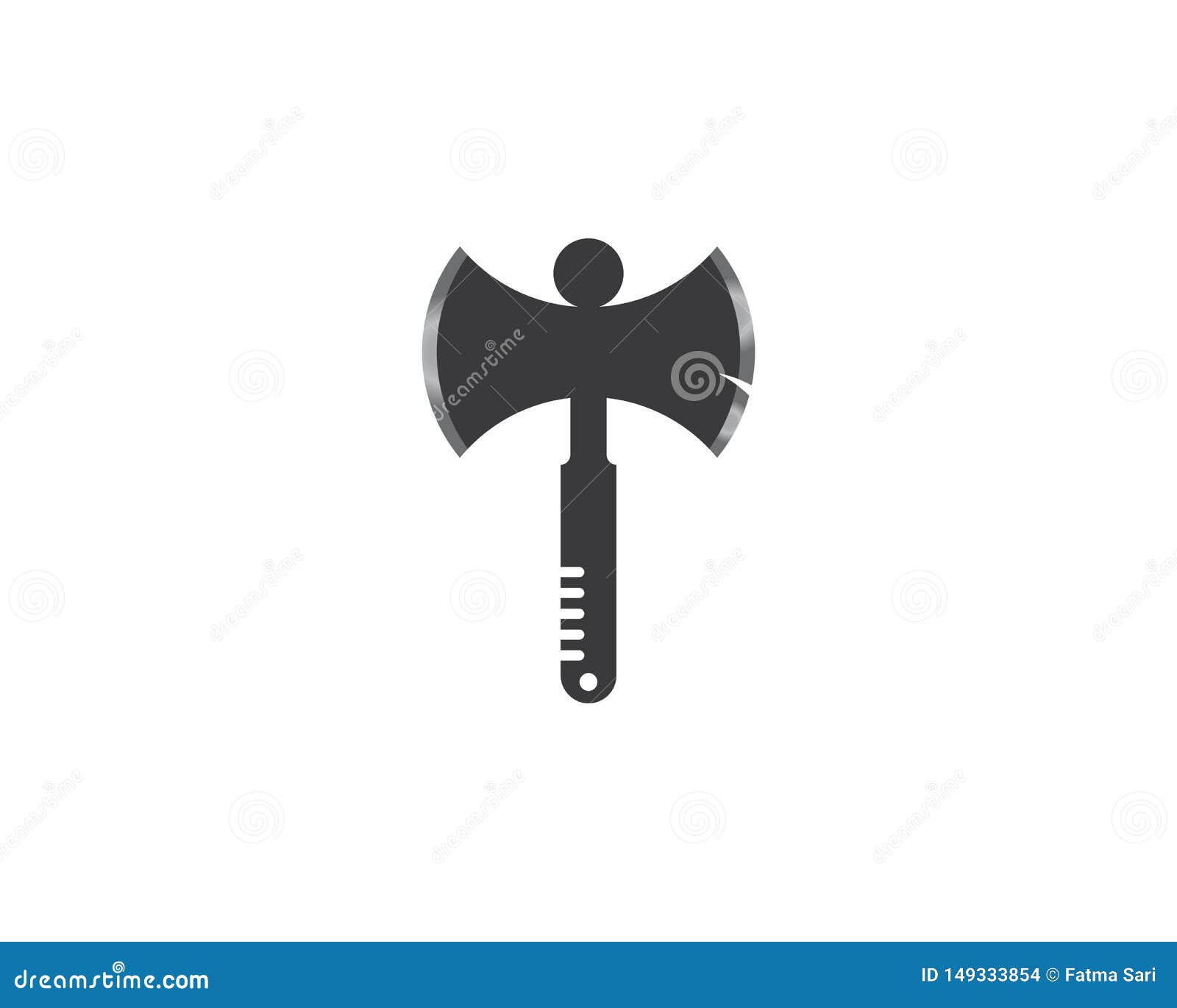 Axe logo template stock vector. Illustration of throwing - 149333854