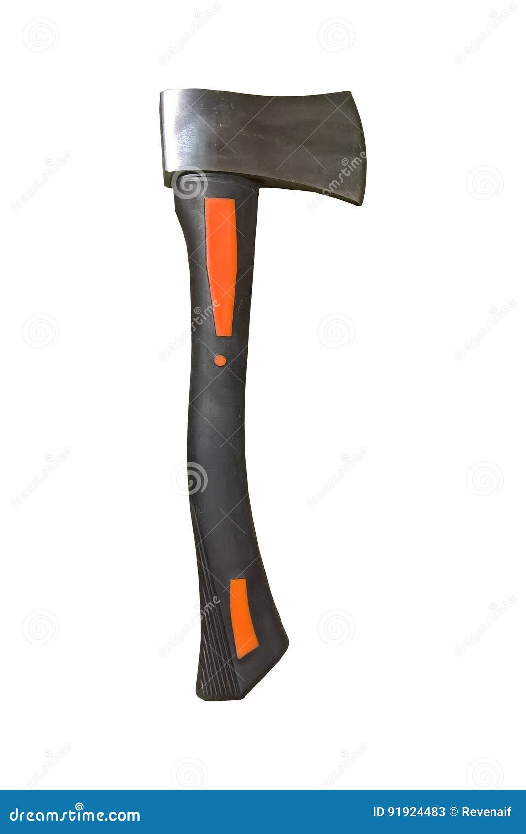 Axe Modern Isolated stock image. Image of cutting, orange - 91924483