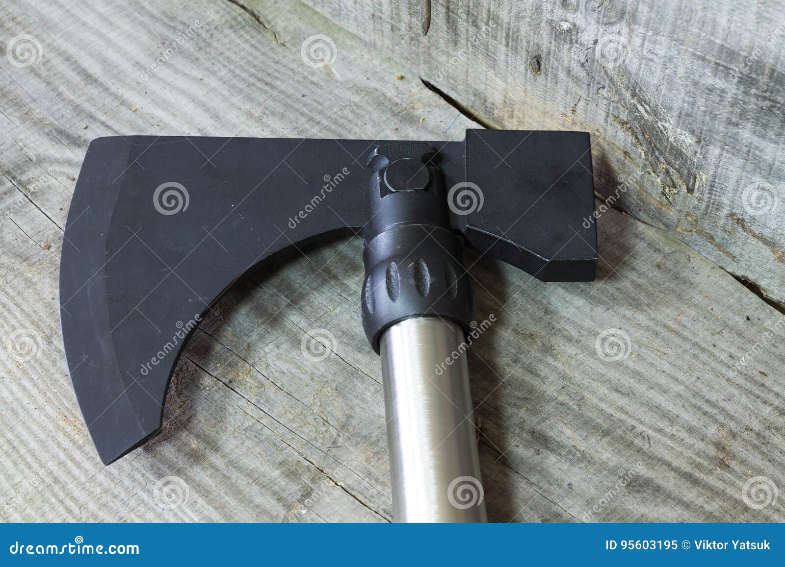 Axe Savior View from Above. Stock Image - Image of metal, forest: 95603195