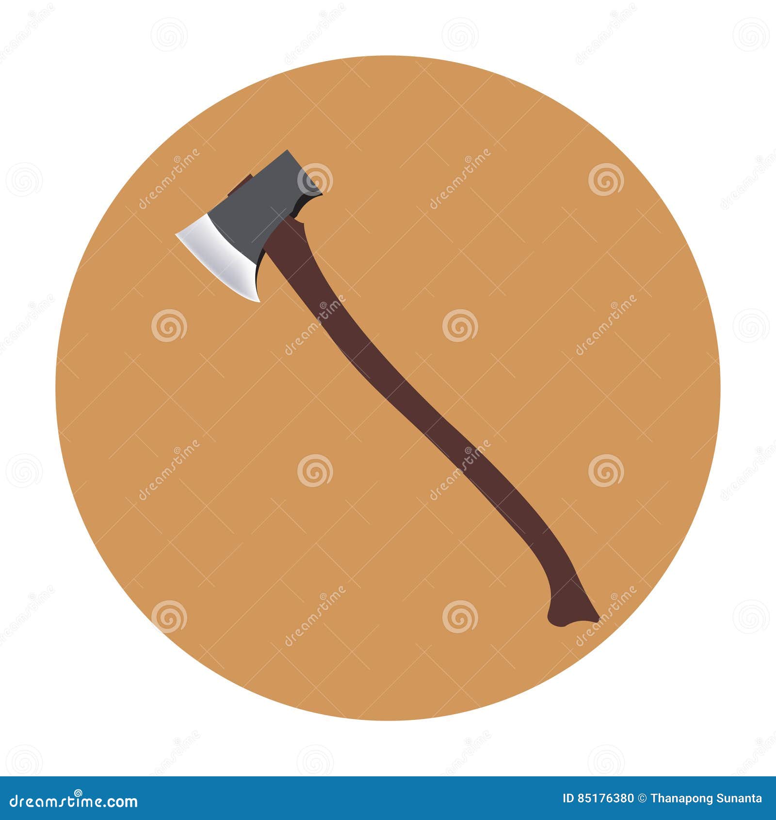 Axe stock illustration. Illustration of shap, sharp, vector - 85176380