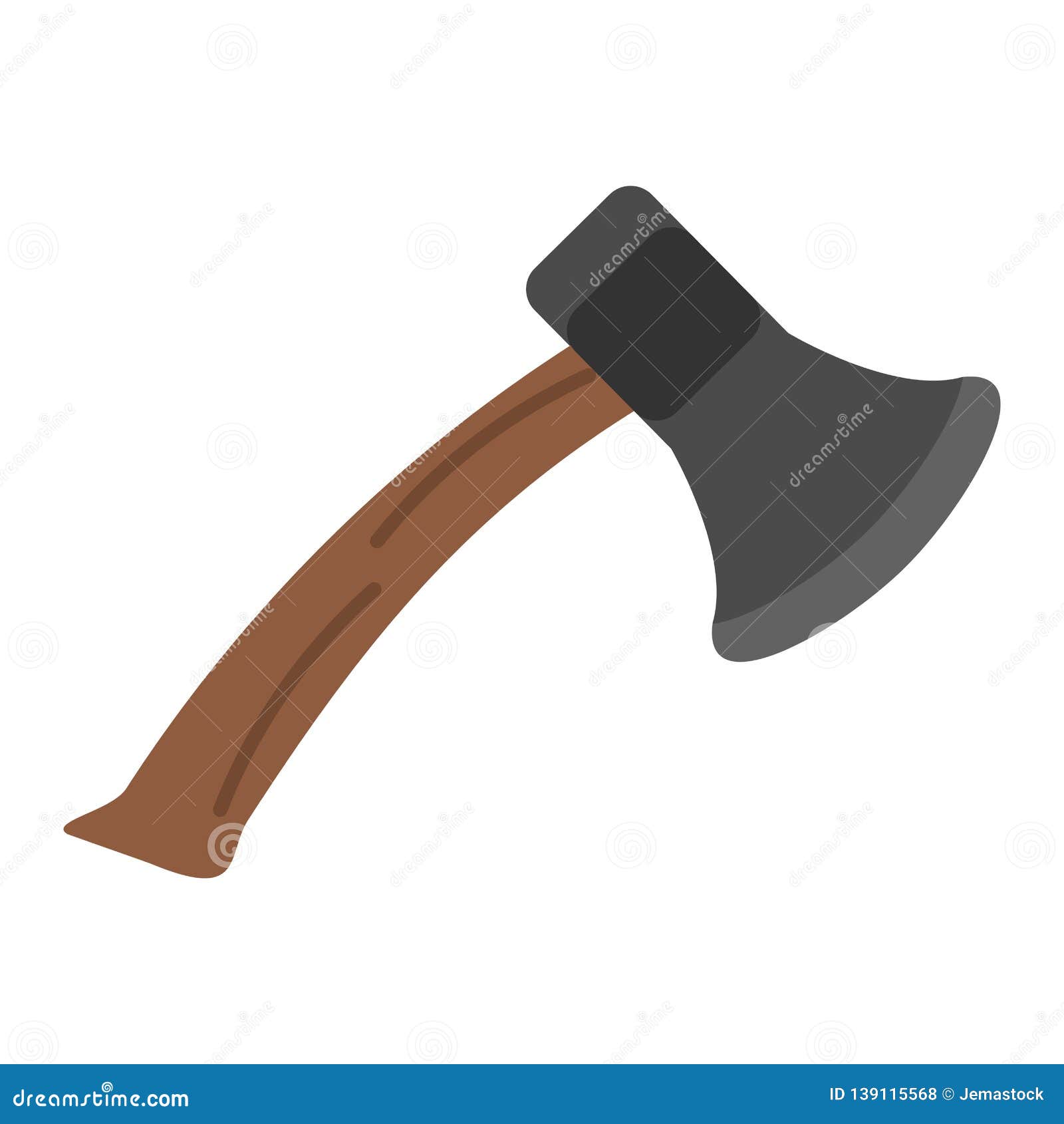 Axe tool isolated stock vector. Illustration of group - 139115568