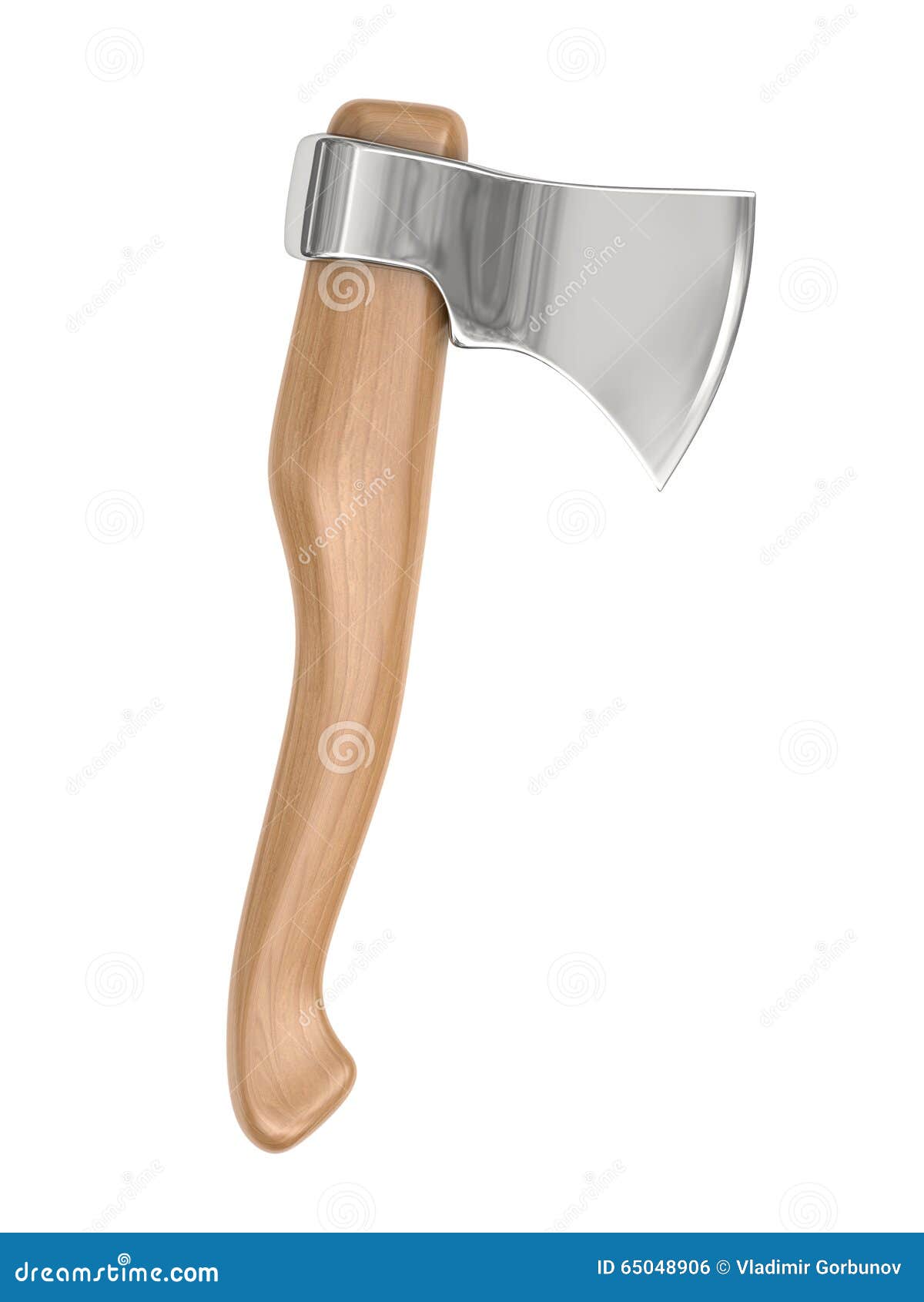 Axe on white background stock illustration. Illustration of shiny ...