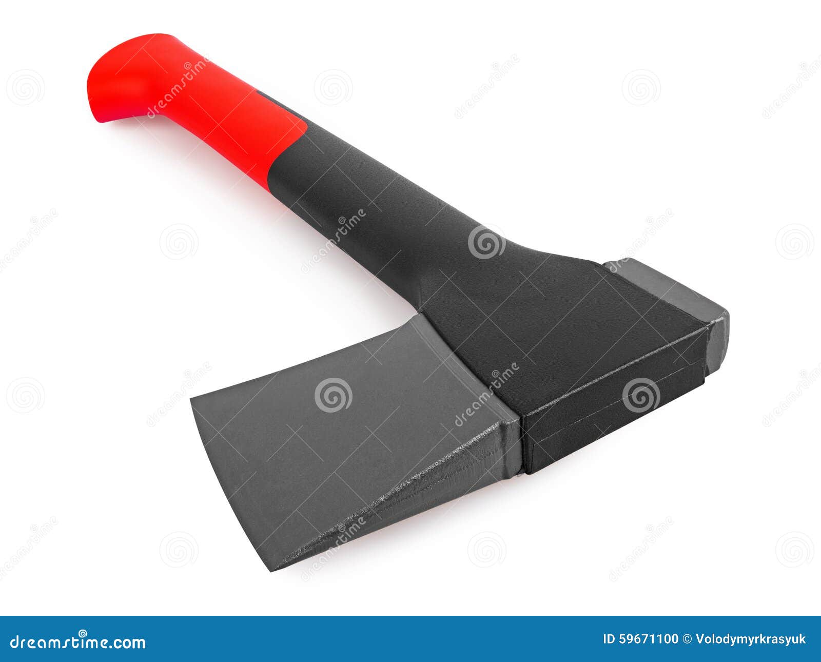 Axe on white stock photo. Image of handle, steel, equipment - 59671100