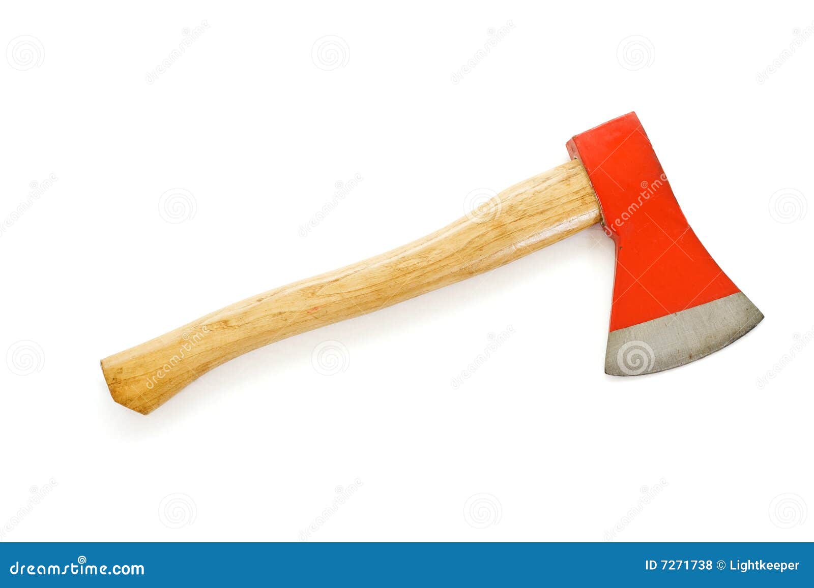 Axe with wooden handle stock photo. Image of spike, piece - 7271738
