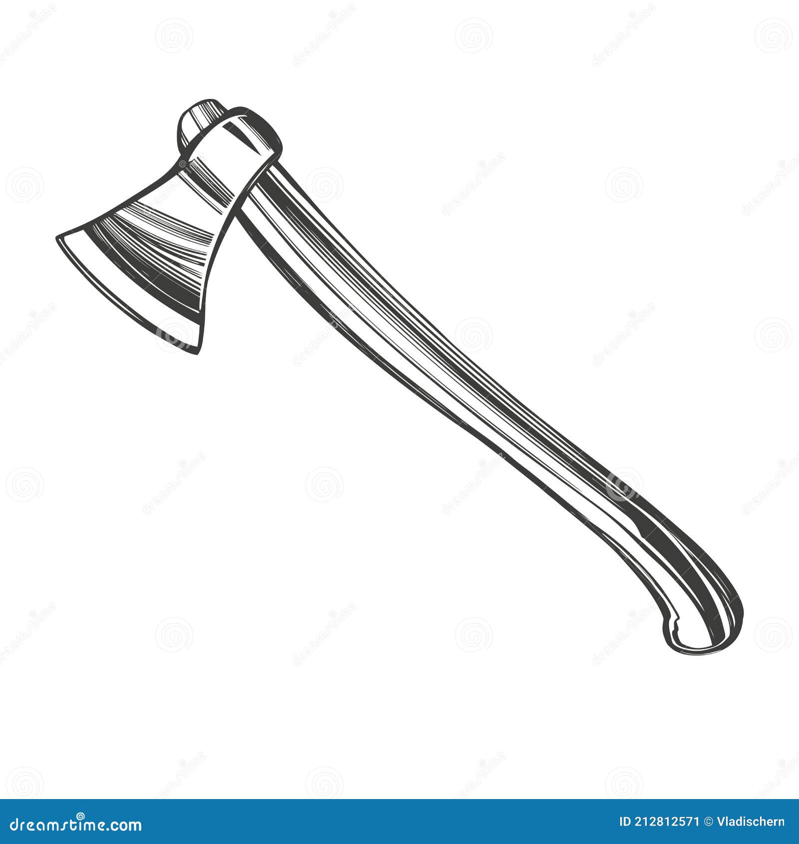 Hatchet Tool Drawing