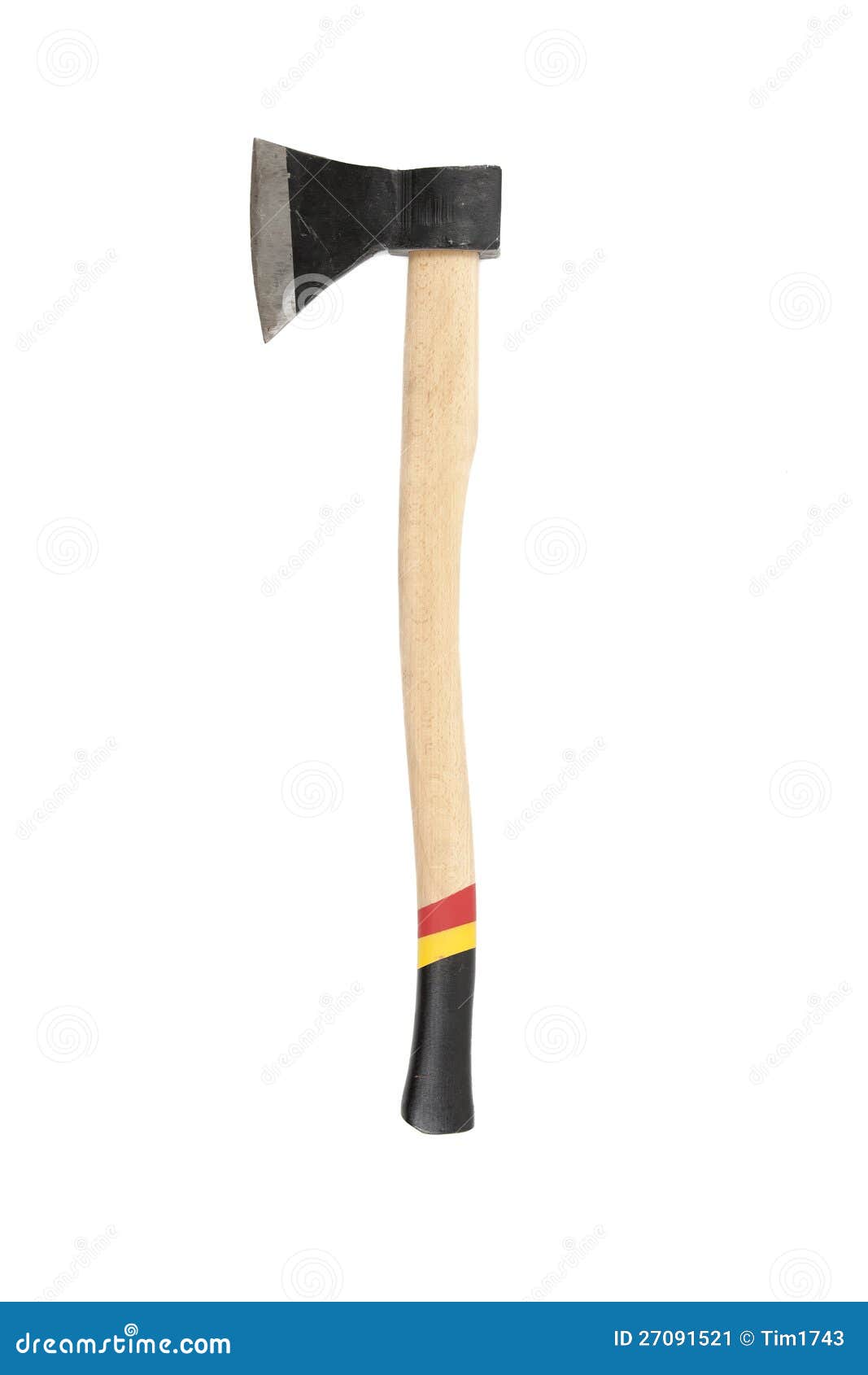 Axe With Wooden Long Handle Stock Image - Image of hack, edge: 27091521