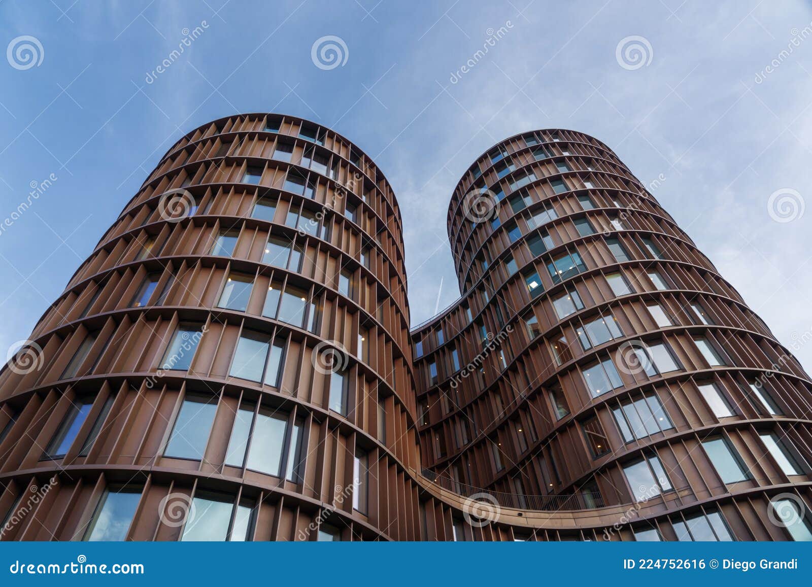 Axel Towers Modern Building - Copenhagen, Denmark Editorial Photo ...