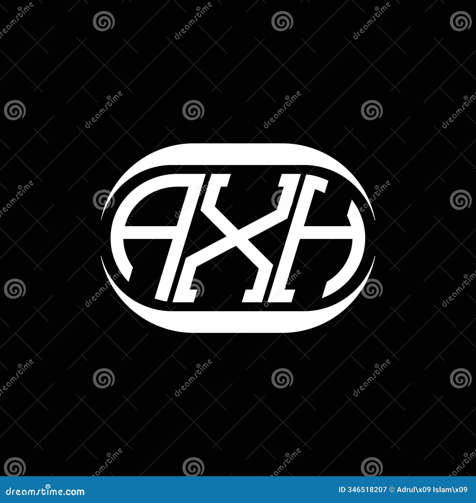 AXH Abstract Monogram Logo Design. AXH Monogram Unique Modern Flat ...