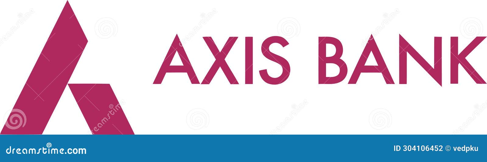 Axis Bank India Logo Vector Illustration Editorial Photography ...