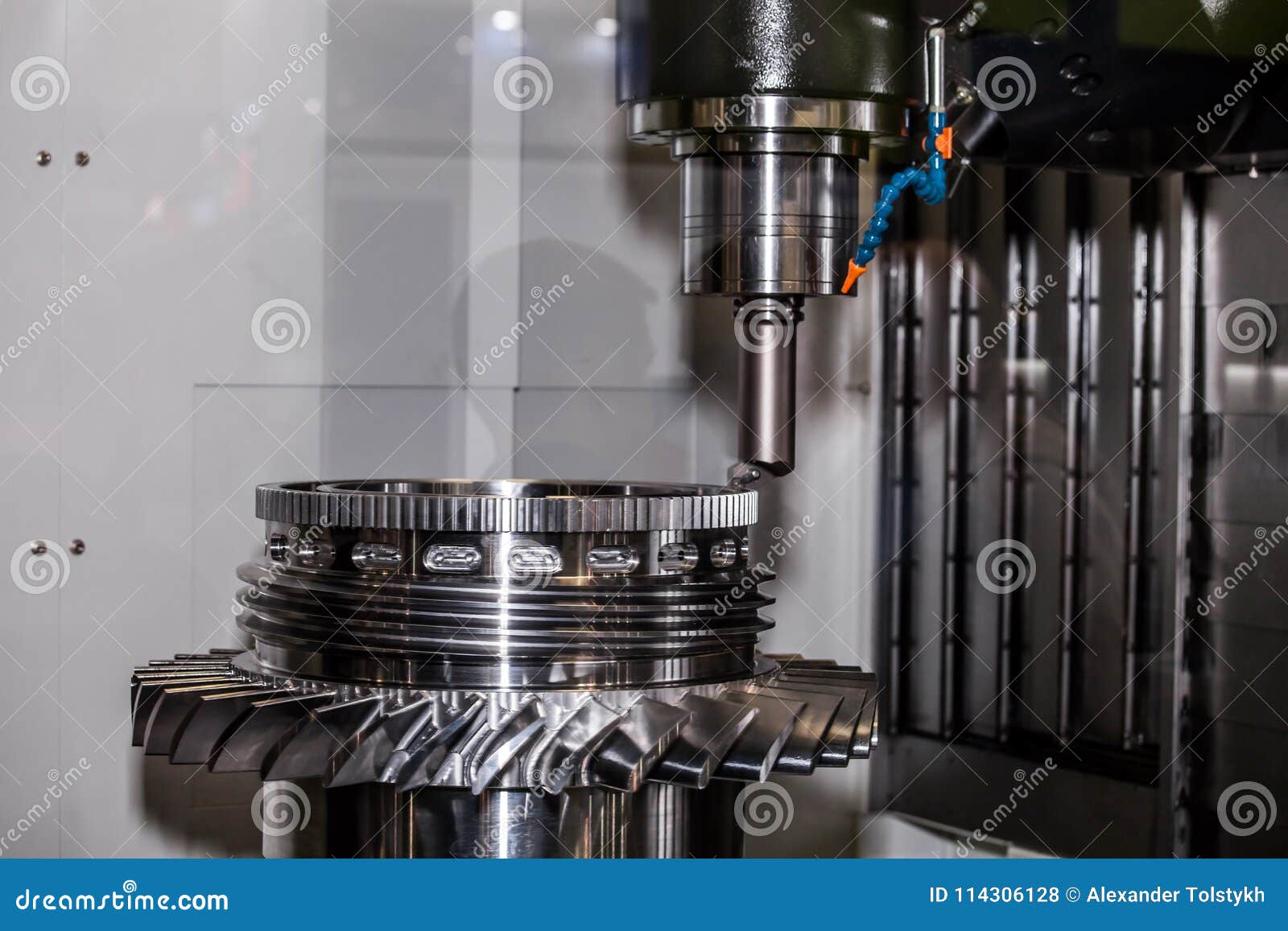 5-axis Boring And Turning Machine Stock Photography | CartoonDealer.com ...