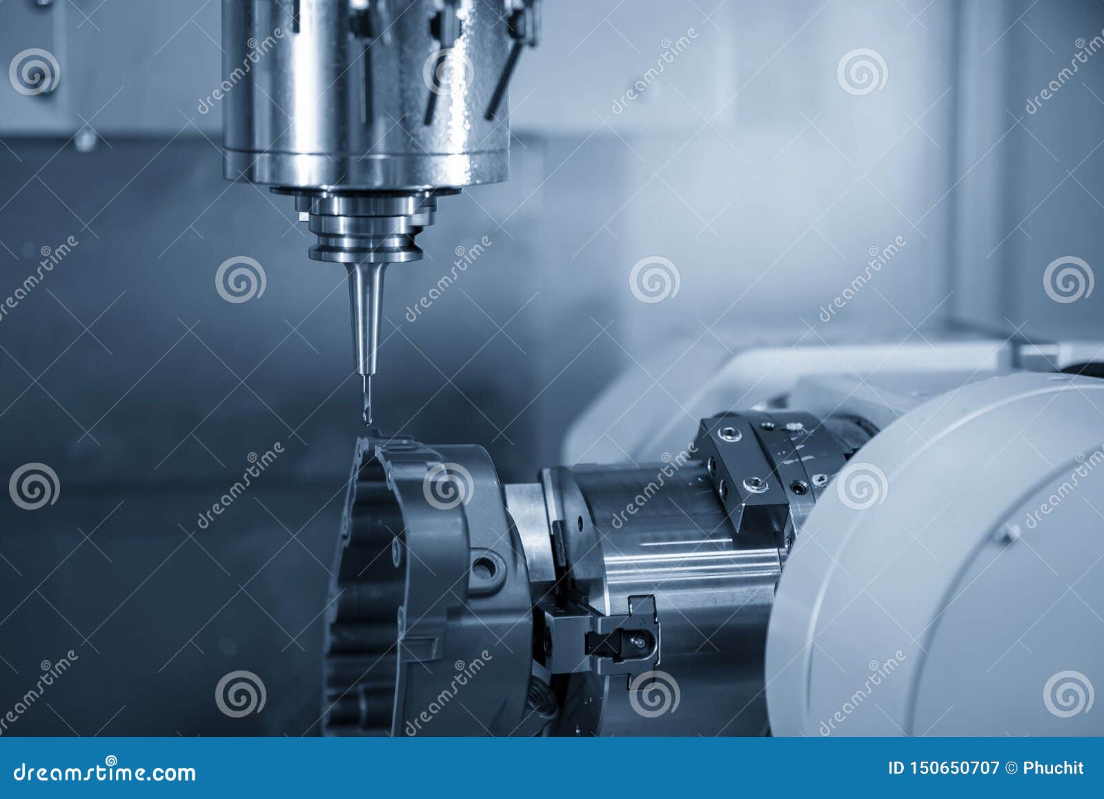 Tools For Manufacturing Stamped Dental Crowns Stock Photo ...