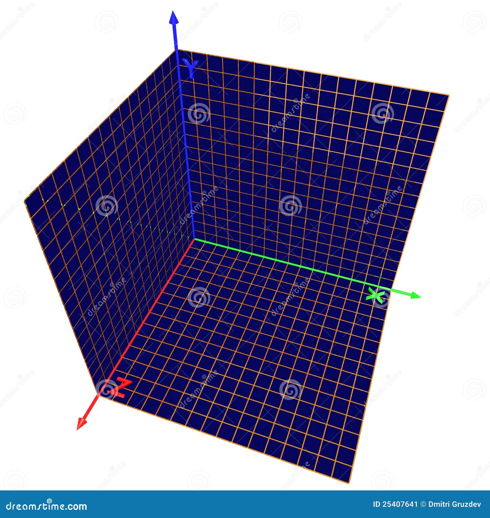 Axis of the coordinates stock illustration. Illustration of network ...