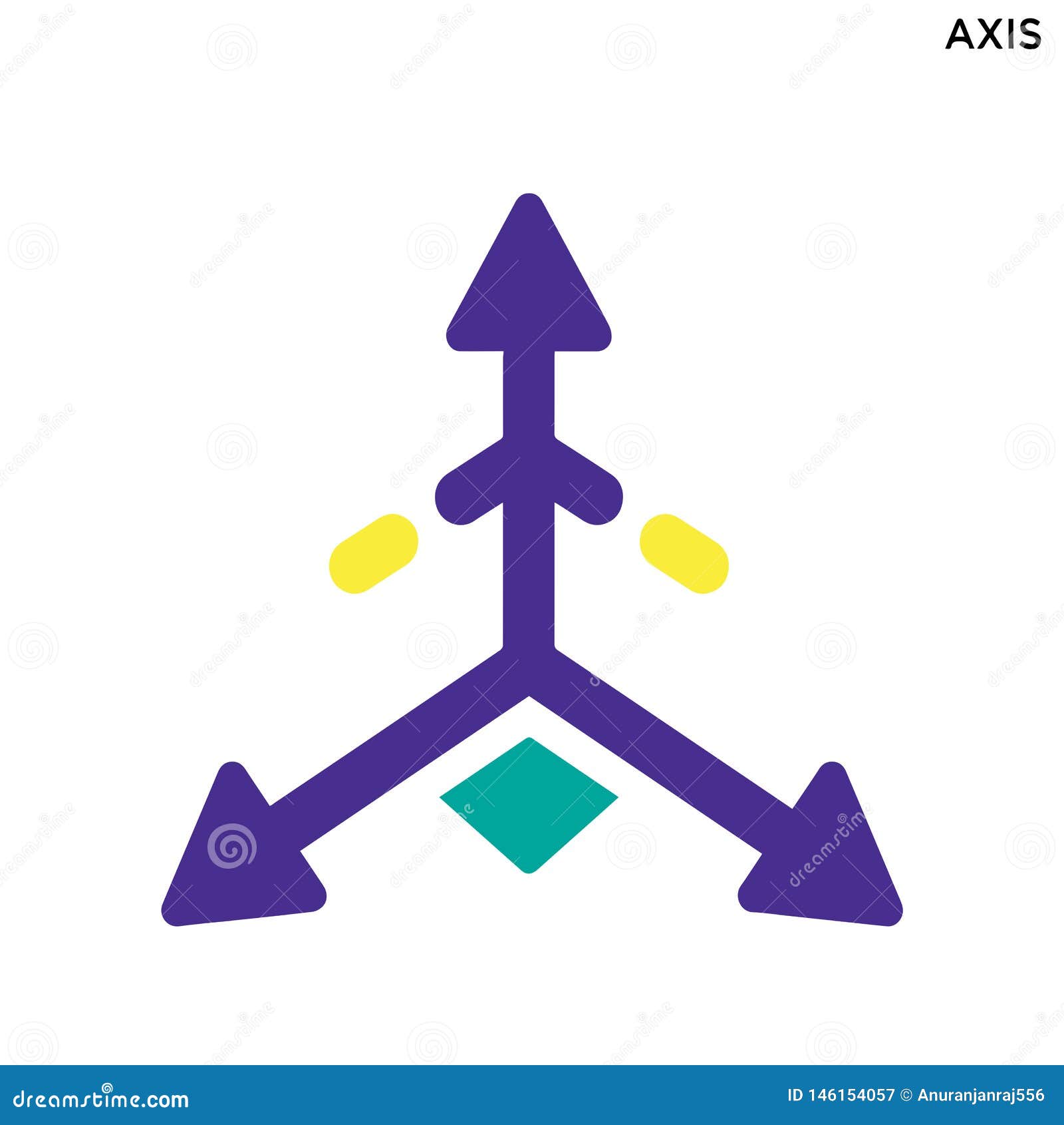 Axis Icon Vector Sign And Symbol Isolated On White Background, A ...