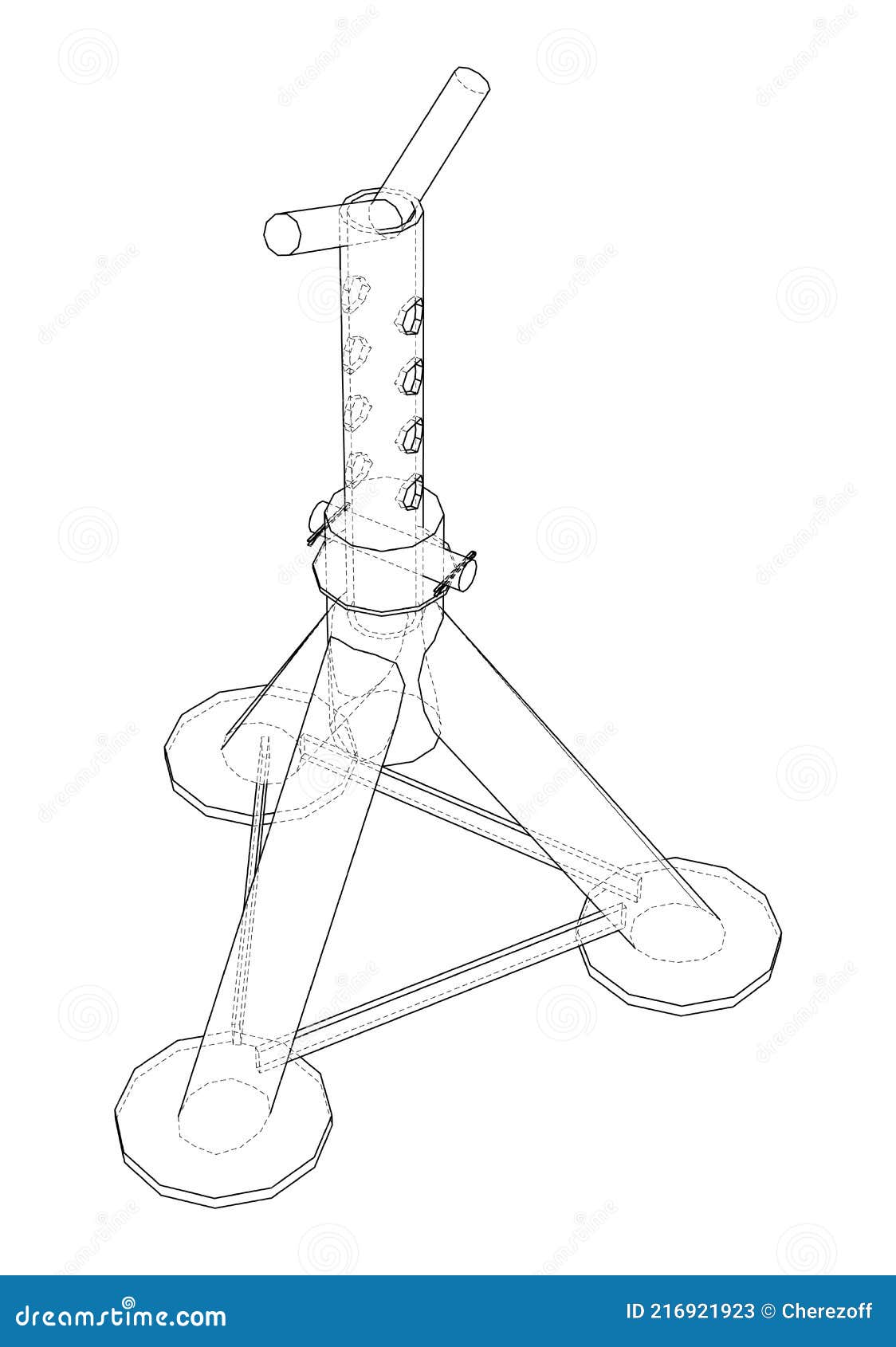 Lift Axle For Trailer Drawings Cartoon Vector | CartoonDealer.com ...