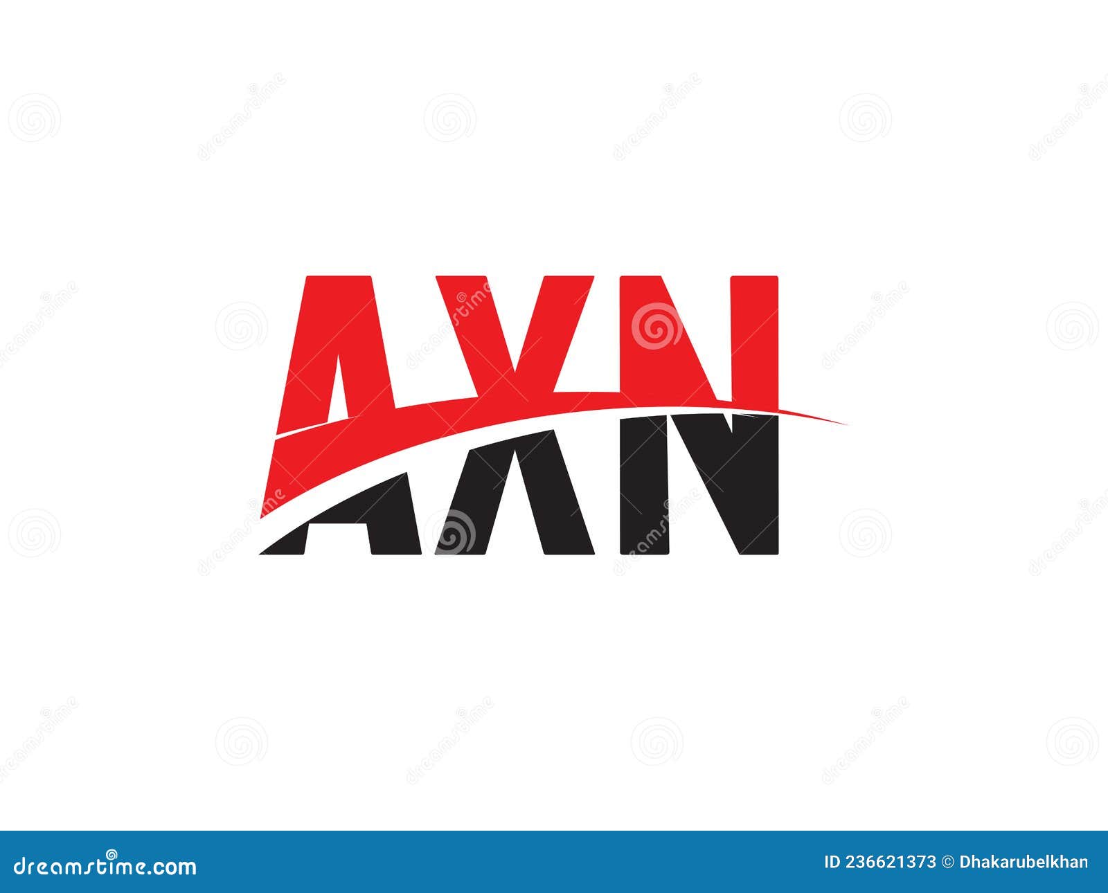 AXN Letter Initial Logo Design Vector Illustration Stock Vector ...
