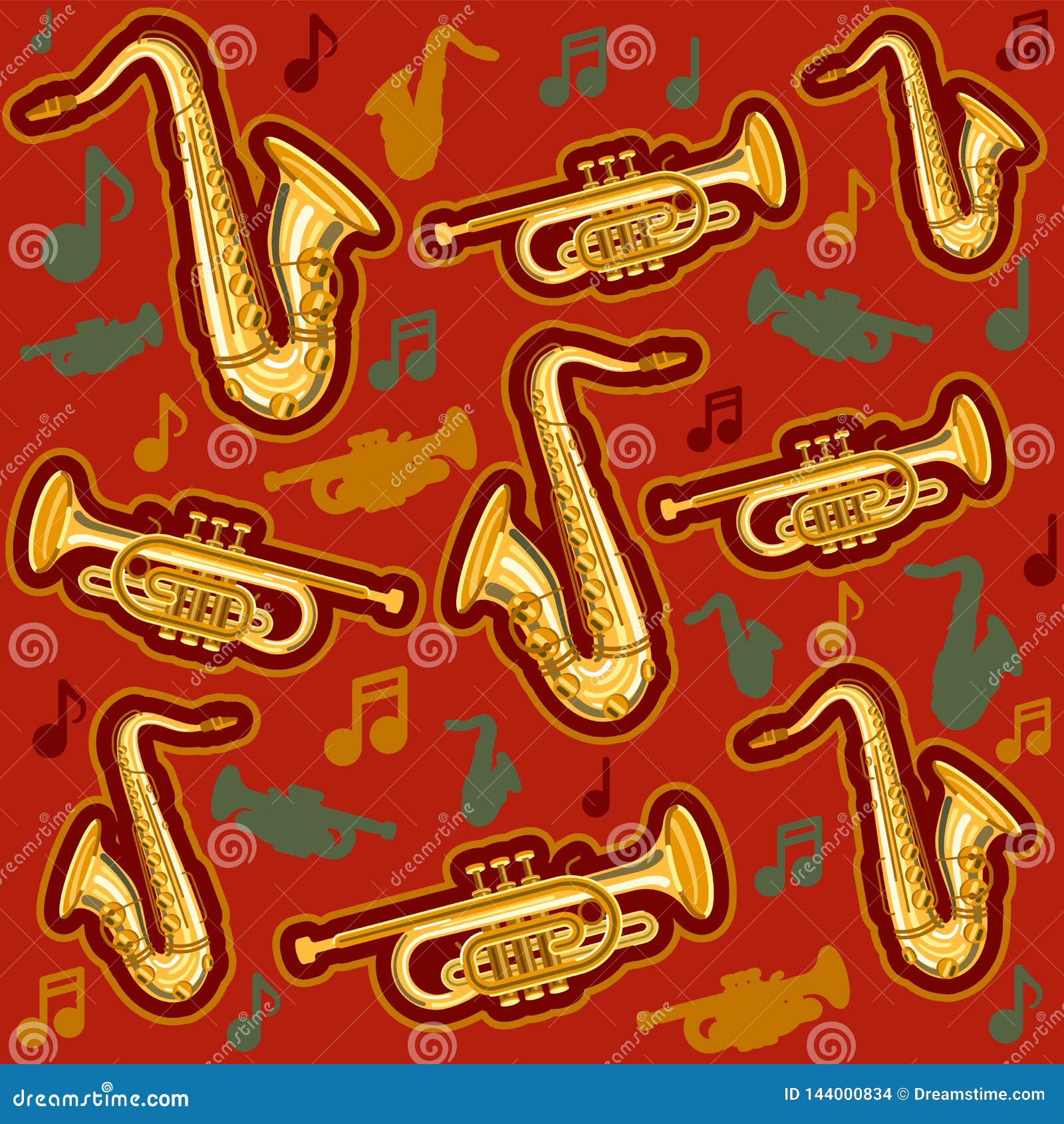 Cornet Pattern Stock Illustrations – 163 Cornet Pattern Stock ...