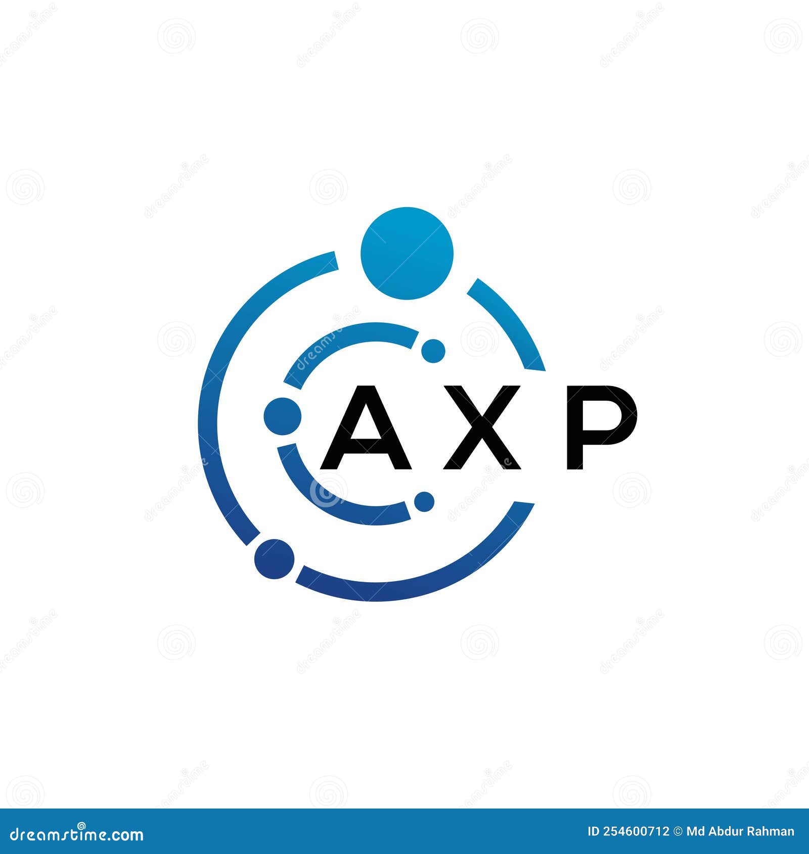 AXP Letter Logo Design on Black Background. AXP Creative Initials ...