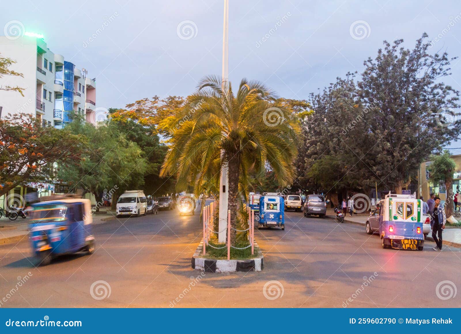 Evening View of a Road in Axum, Ethiopia Editorial Image - Image of ...