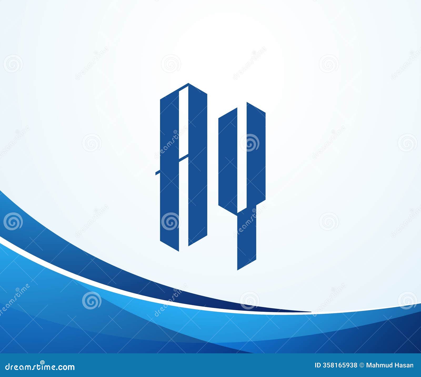 AY Alphabet Letter Logo Design Template Elements Vector Illustration ...