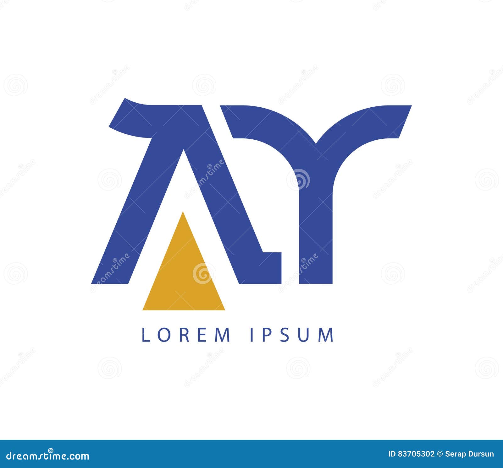 AY Logo Design stock illustration. Illustration of brand - 83705302