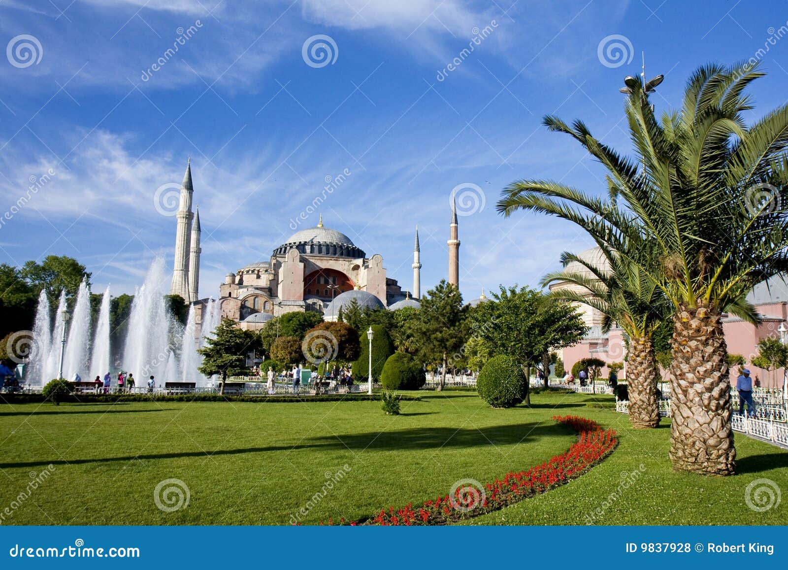 Aya Sofia stock photo. Image of palm, tree, istanbul, hagia - 9837928
