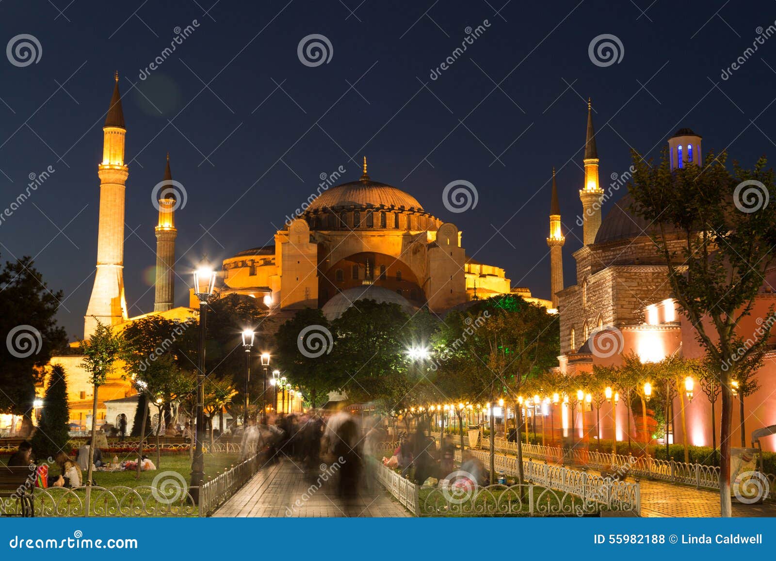 Aya Sofya (Hagia Sofia), Istanbul, Turkey Stock Photo - Image of europe, sofya: 55982188