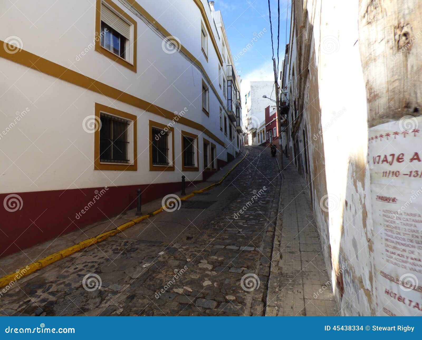 Ayamonte street scene editorial stock image. Image of traditional ...
