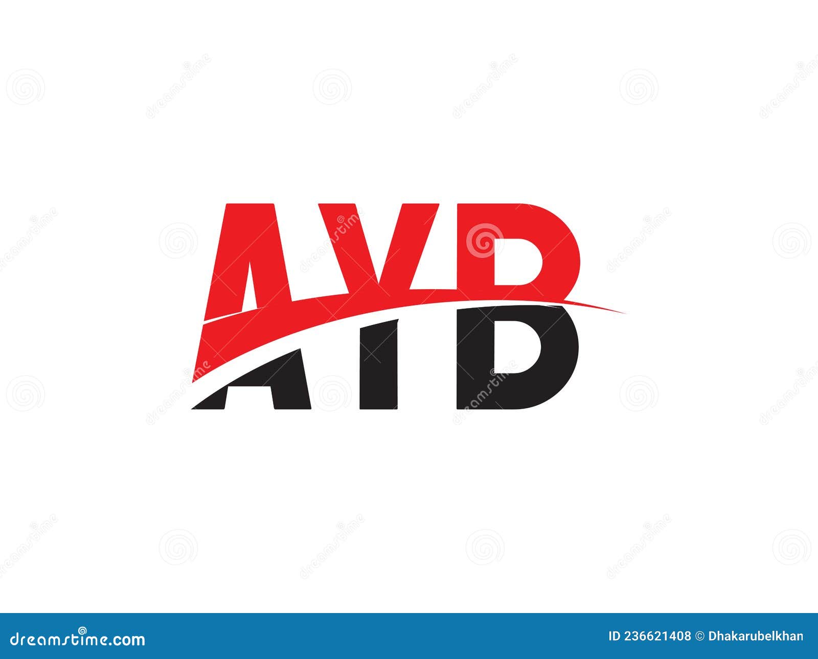 AYB Letter Initial Logo Design Vector Illustration Stock Vector ...