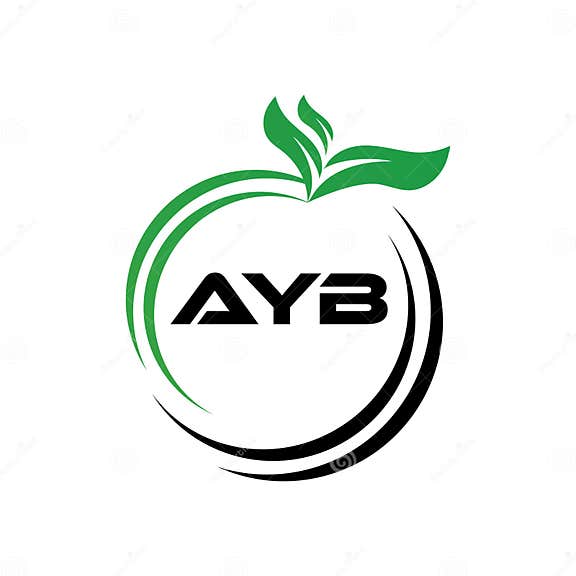 AYB Letter Logo Design. AYB Simple and Modern Monogram Logo Stock ...