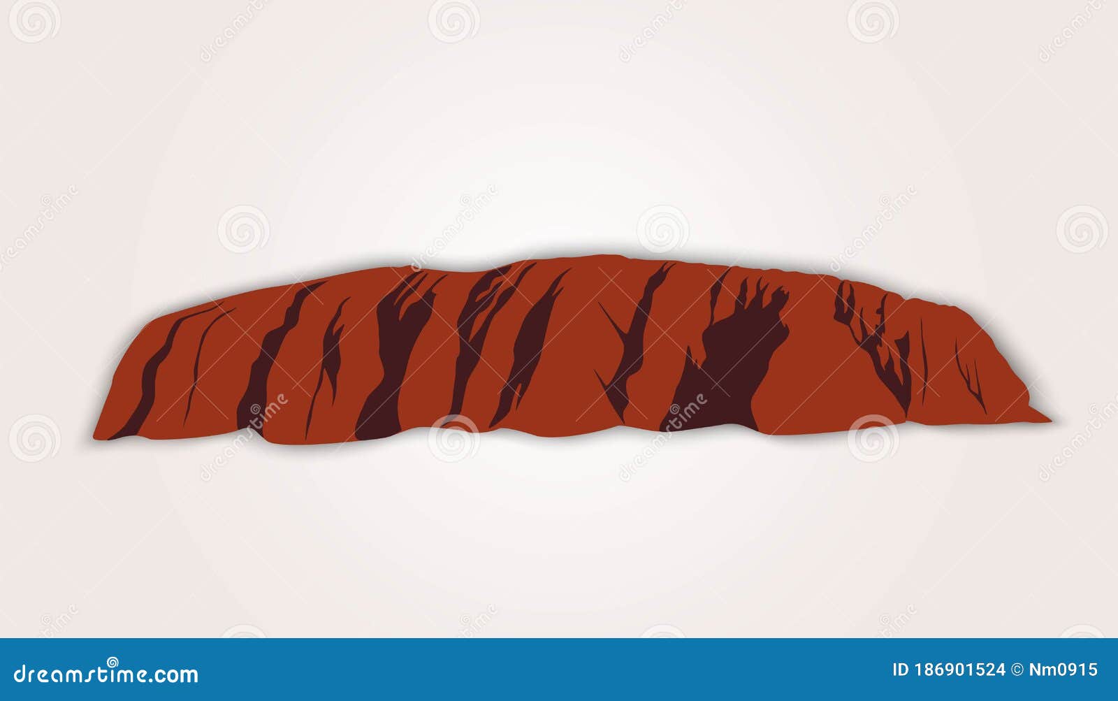 Ayers Rock Vector Image. Symbol of Australia Editorial Stock Image ...