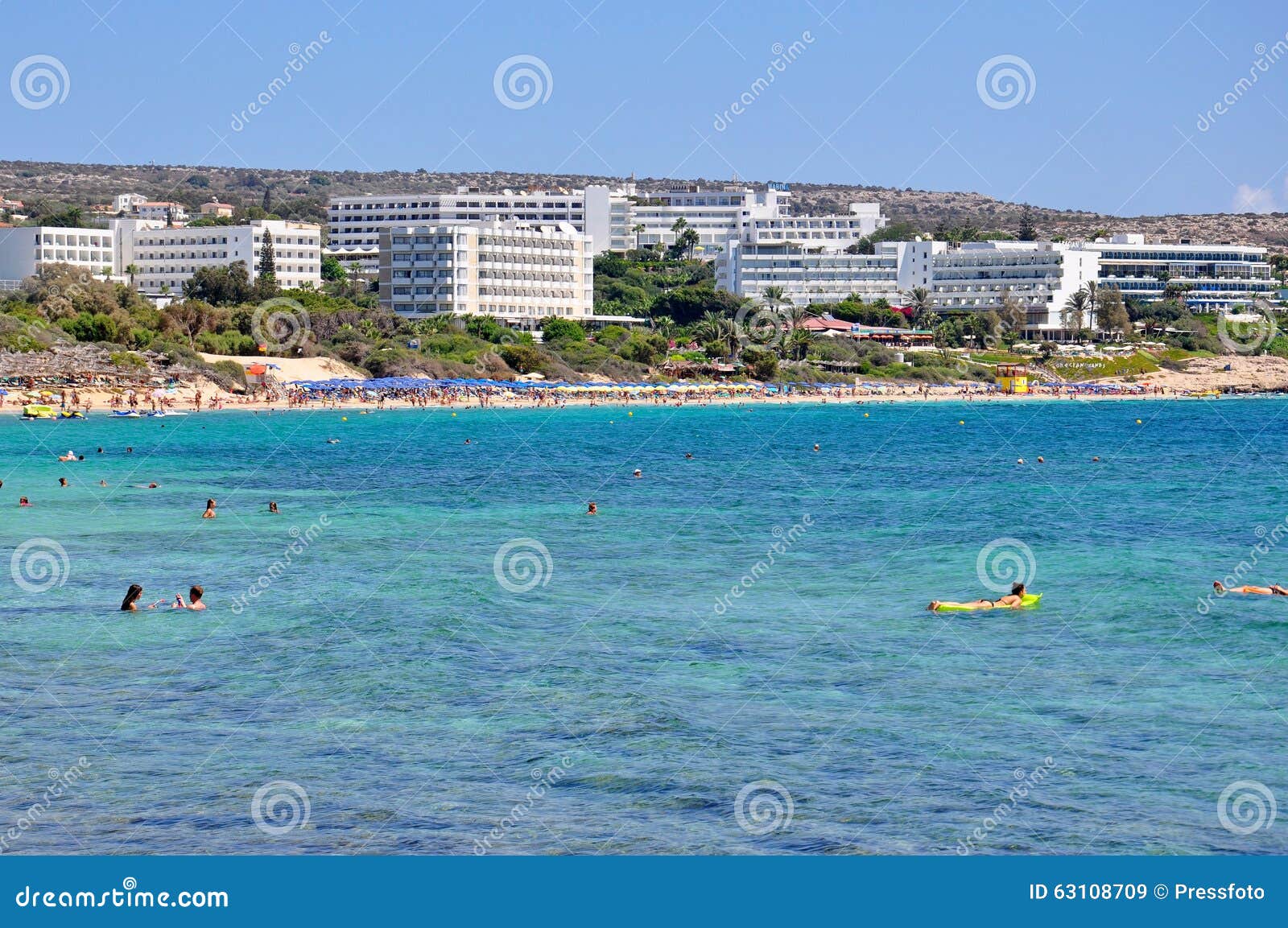 Ayia Napa, Cyprus editorial stock image. Image of landscape - 63108709