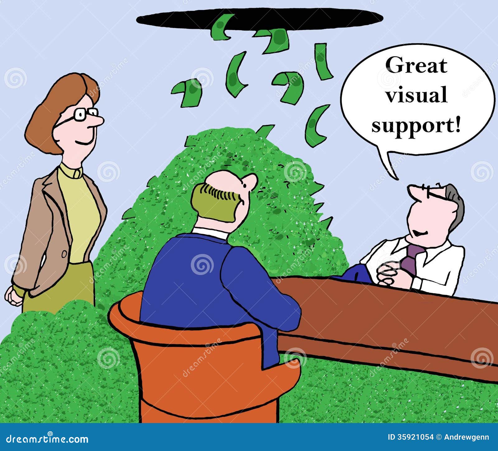 Ayuda visual stock de ilustración. Ilustración de divisa - 35921054