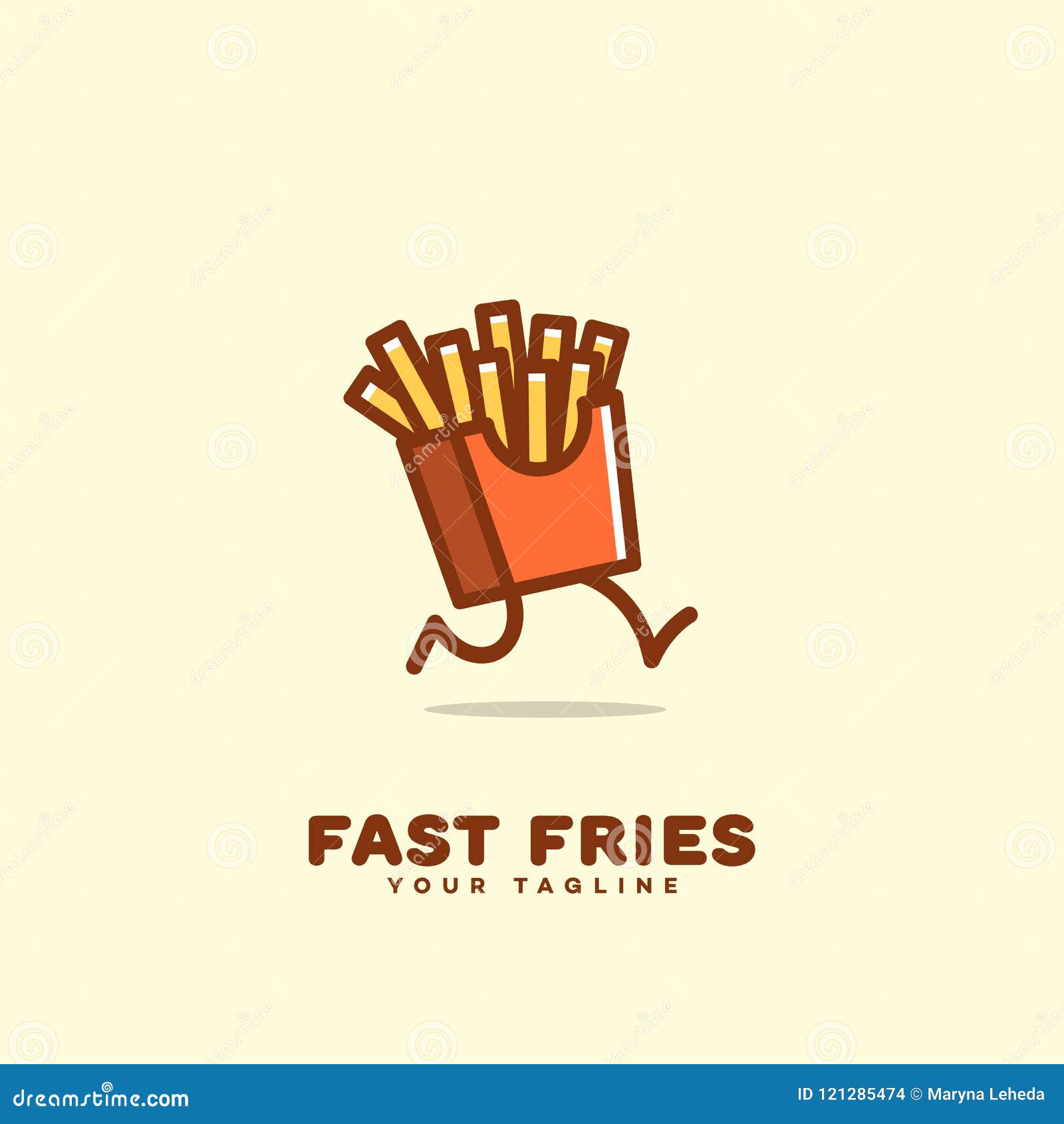 Ayuna El Logotipo De Las Fritadas Ilustración del Vector - Ilustración ...
