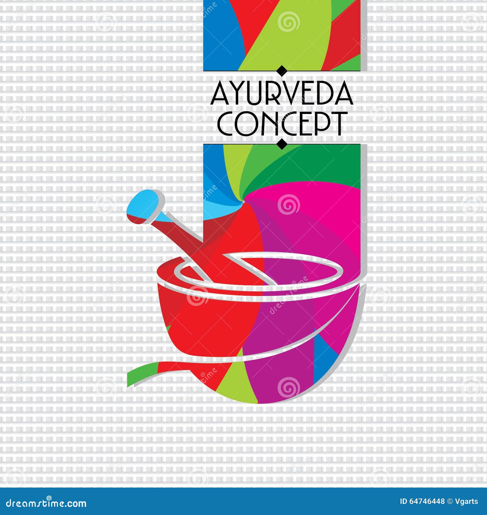 Ayurveda concept stock vector. Illustration of idea, herbal - 64746448