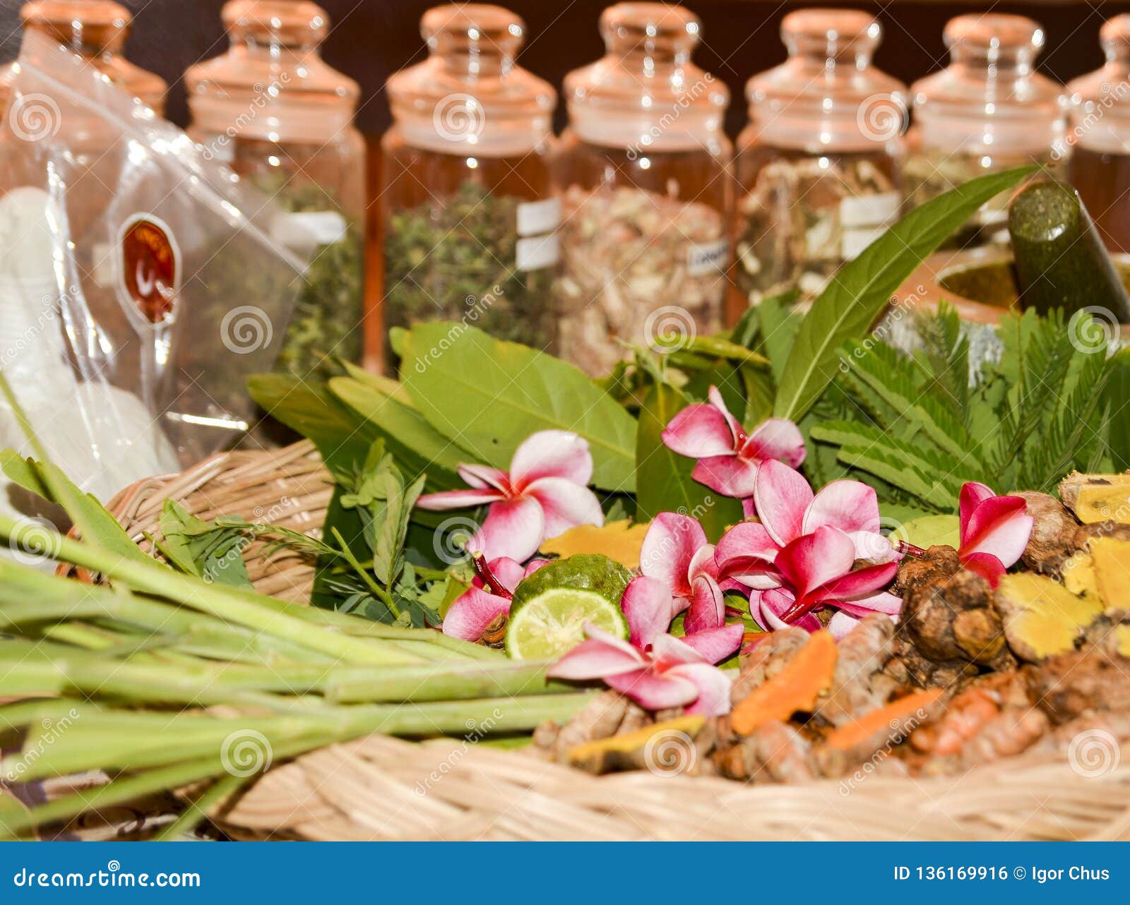 Ayurveda Herbs and Roots for Treatment 2019 Stock Photo - Image of ...