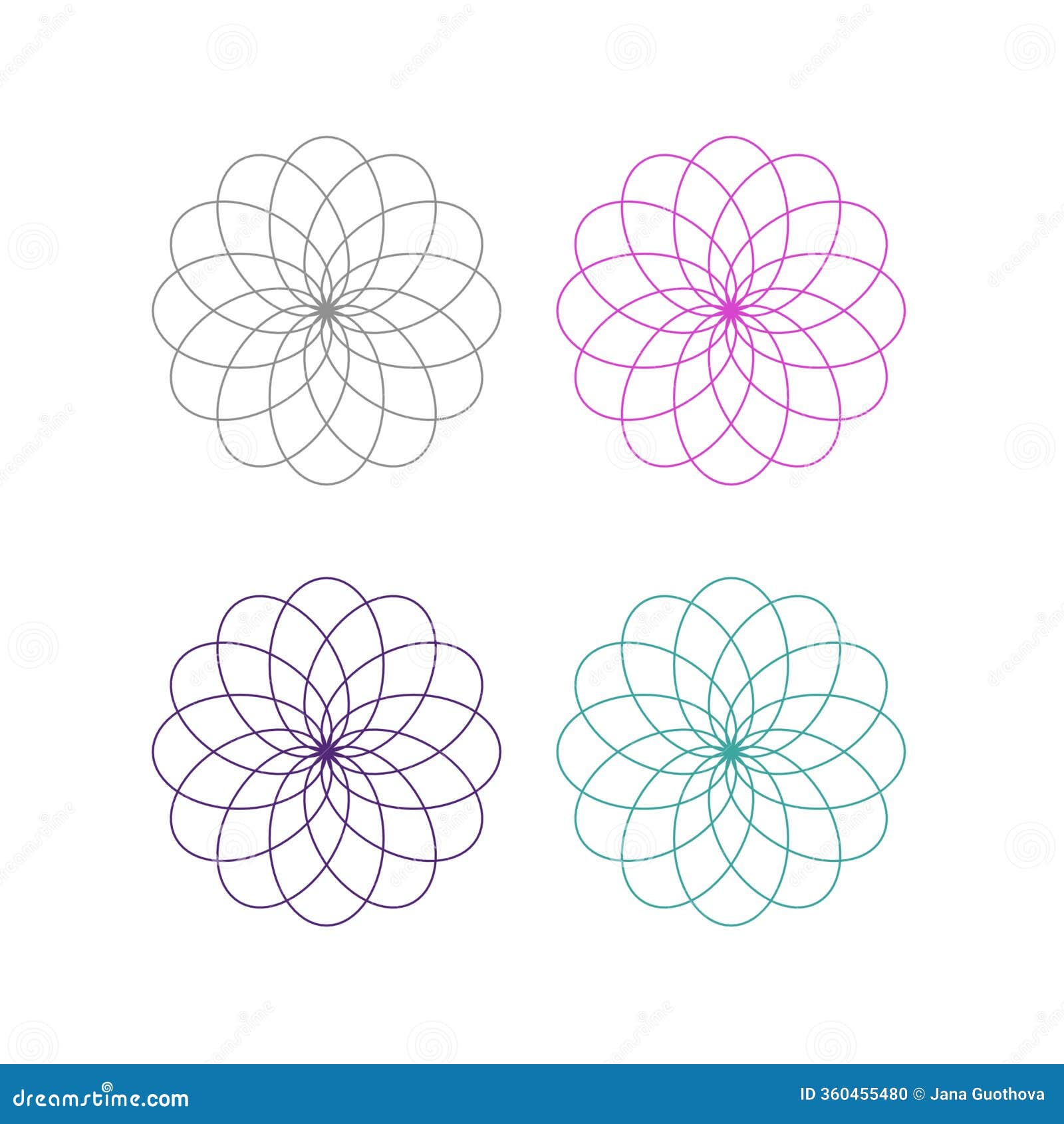 Ayurveda Resort Sign Symbol Logo Vector Illustration | CartoonDealer ...