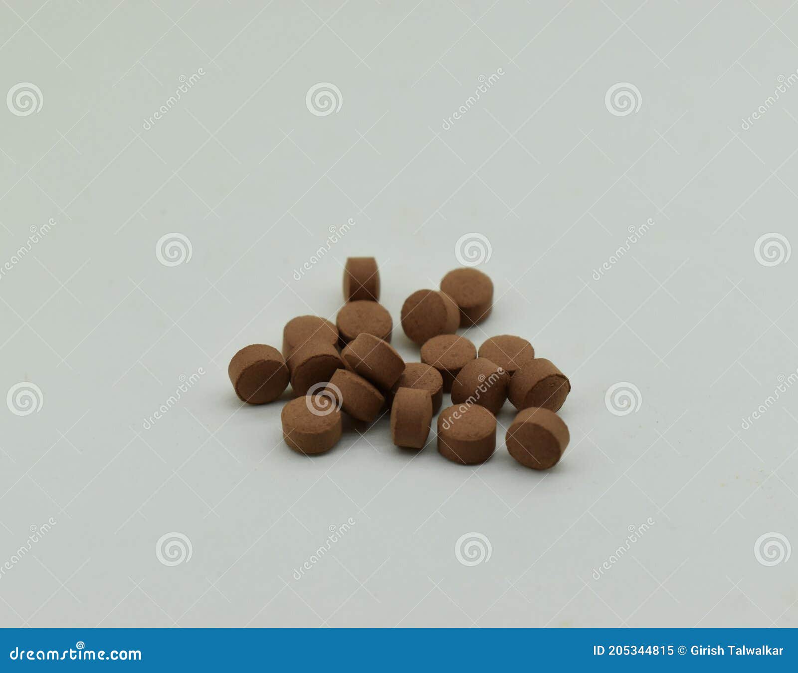 Ayurvedic medicine tablets stock image. Image of brown - 205344815