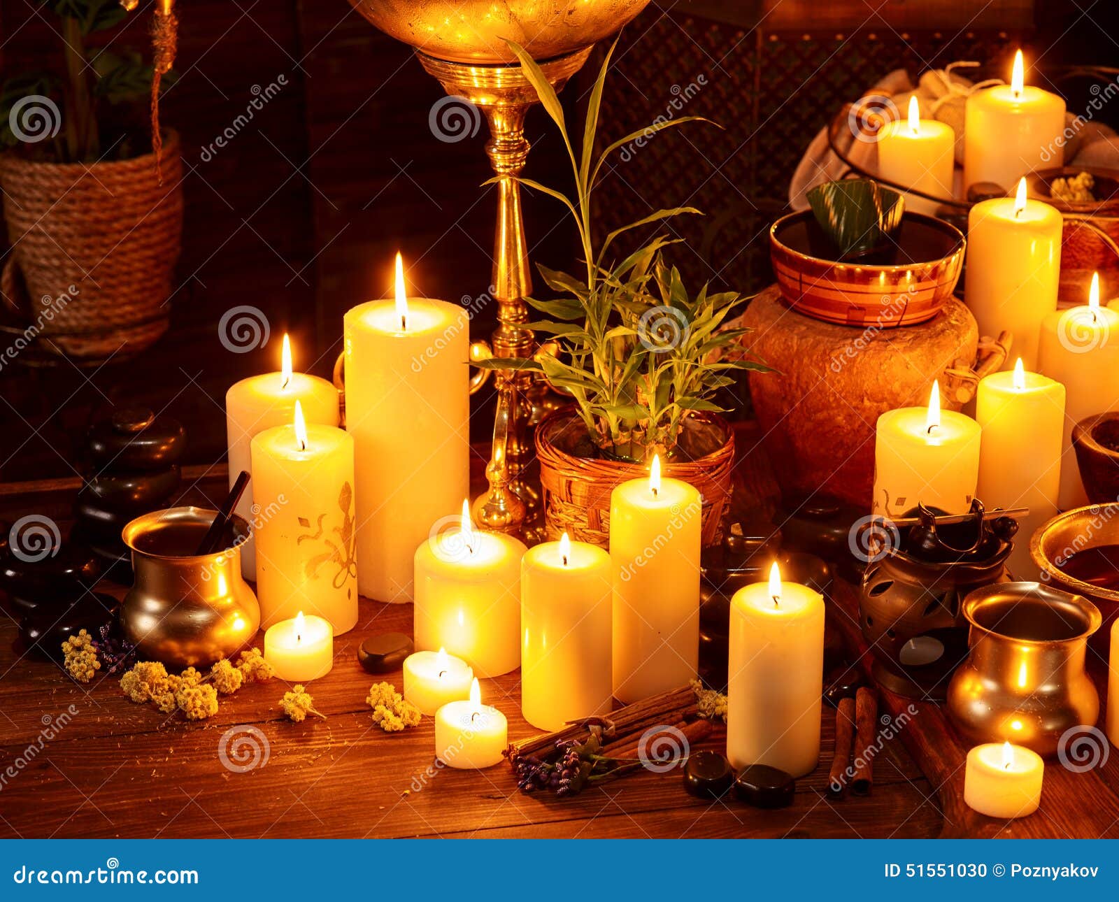 Ayurvedic Spa Massage Interior Stock Photo - Image of beauty ...