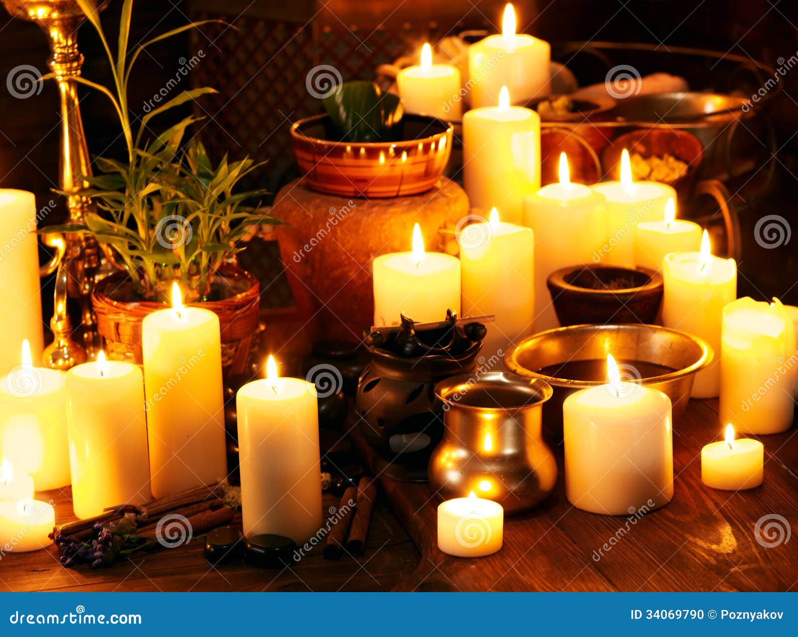 Ayurvedic Spa Massage Still Life Stock Photo - Image of healthy, luxury ...