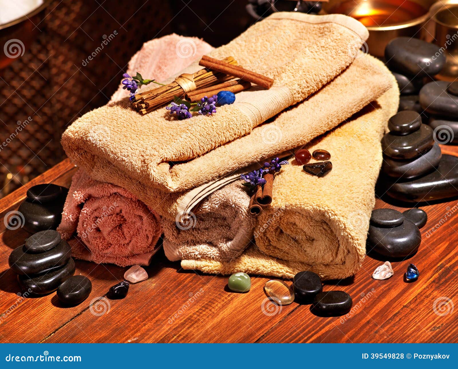 Ayurvedic Spa Massage Still Life Stock Photo - Image of massage ...