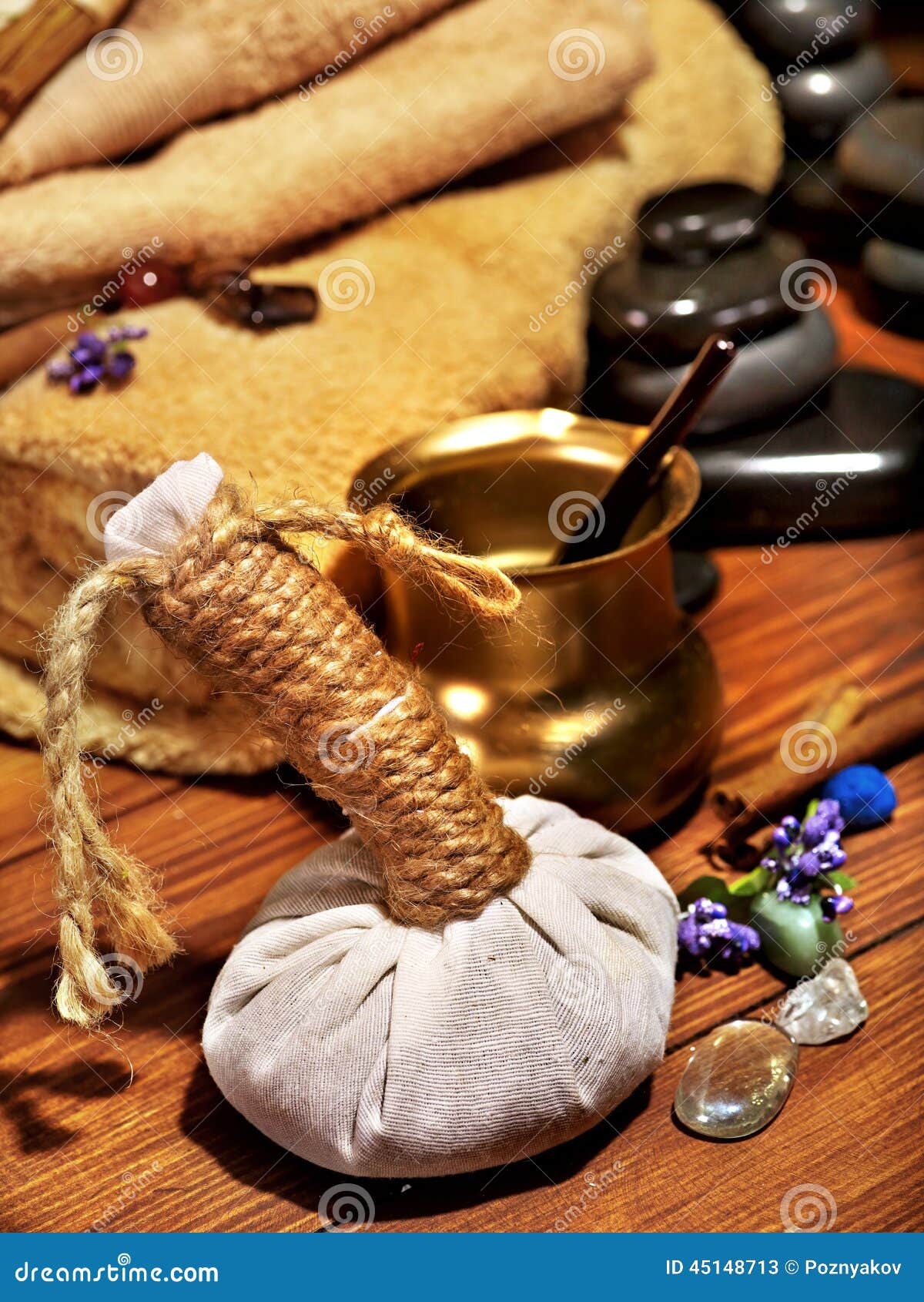 Ayurvedic Spa Massage Still Life Stock Image - Image of indian, hindu ...