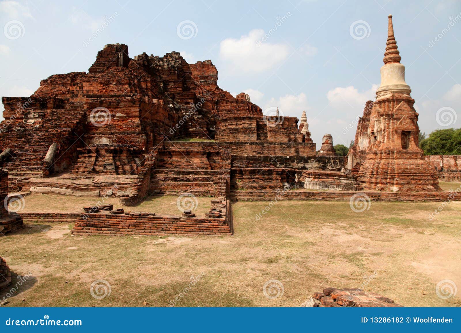 Ayuthaya Ancient Capital of Siam Stock Photo - Image of building, city ...