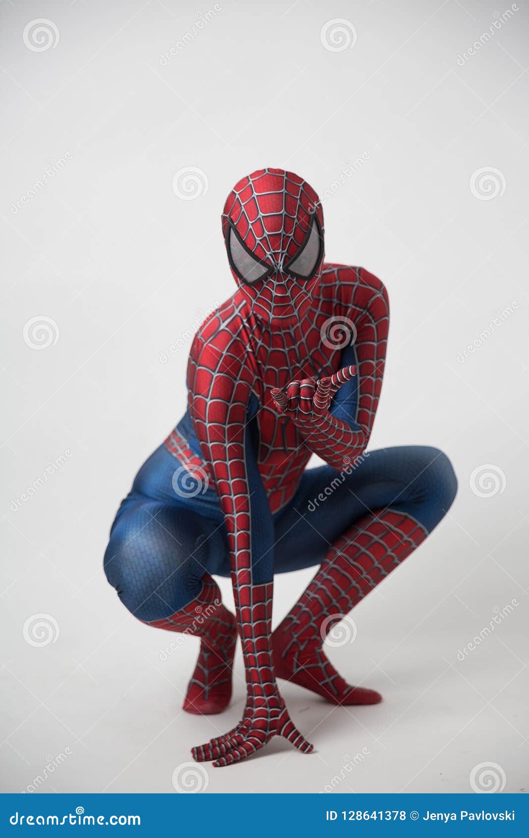 Ayuttaya, Thailand - 19 August 2018 : Spider-Man Model Sit Down ...