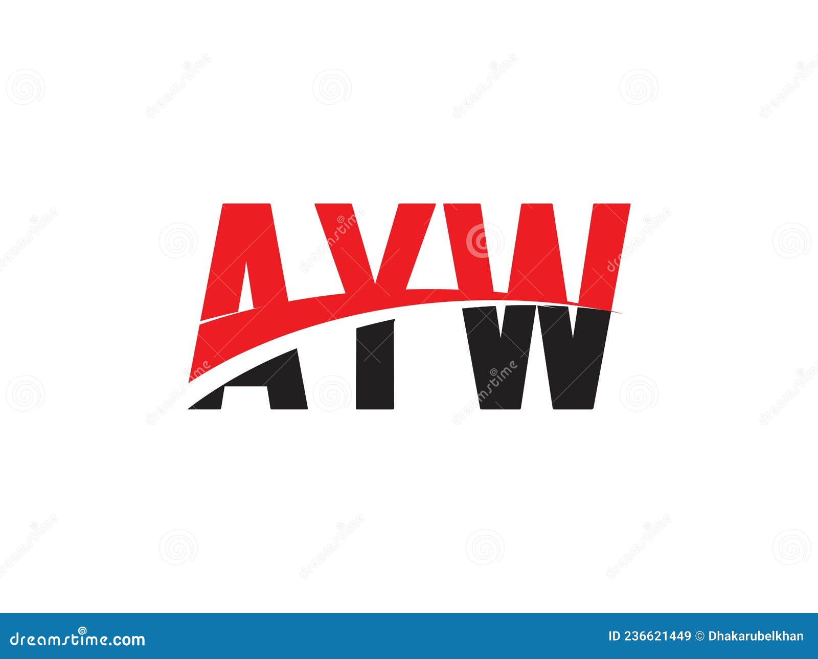 AYW Letter Initial Logo Design Vector Illustration Stock Vector ...