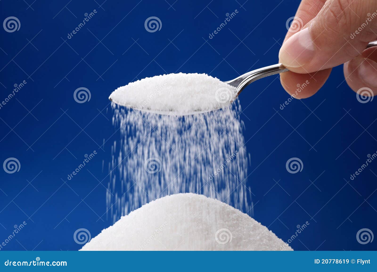 Azúcar imagen de archivo. Imagen de dulce, salud, mano - 20778619