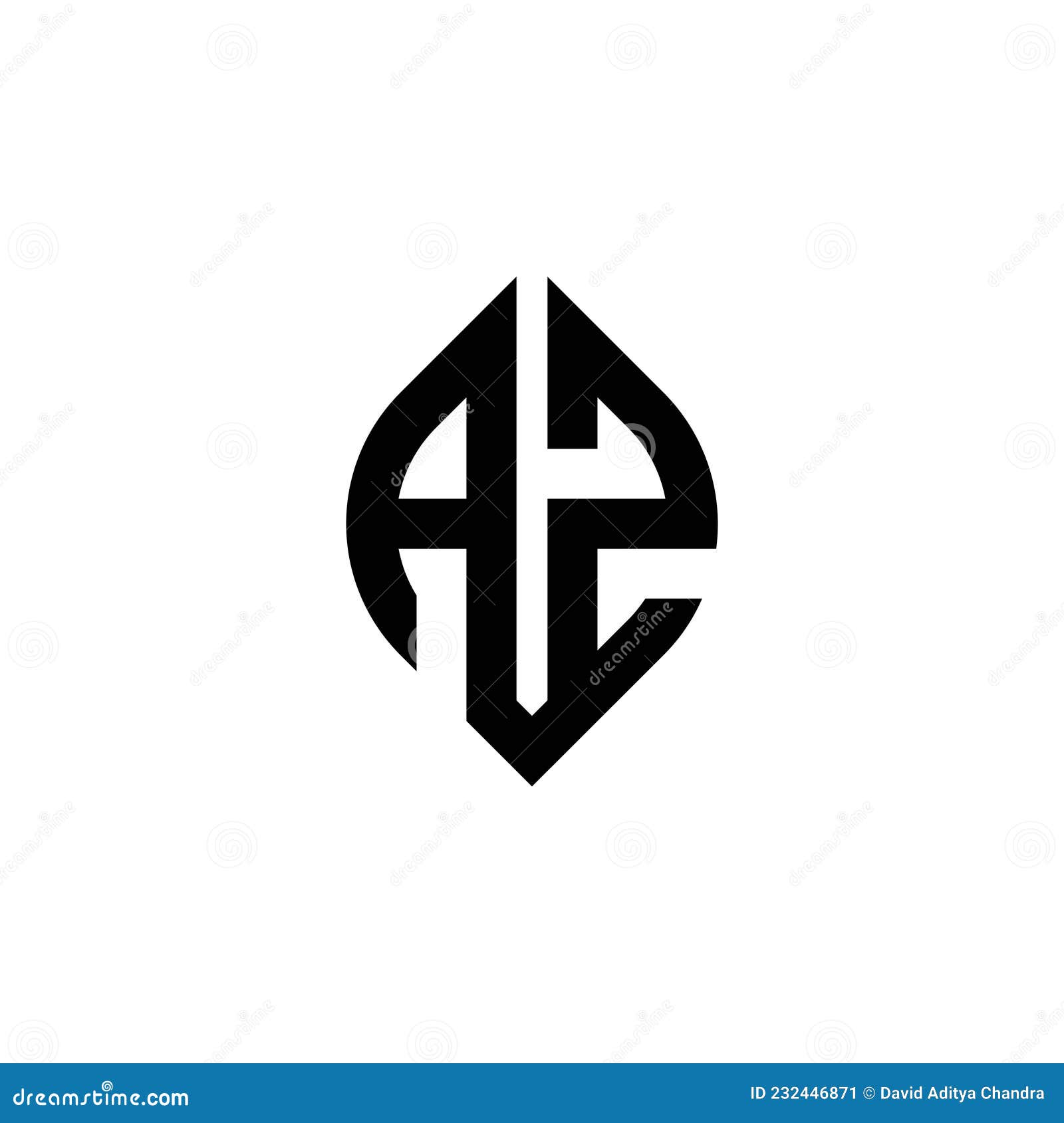 AZ Logo Monogram Geometric Shape Style Stock Vector - Illustration of ...